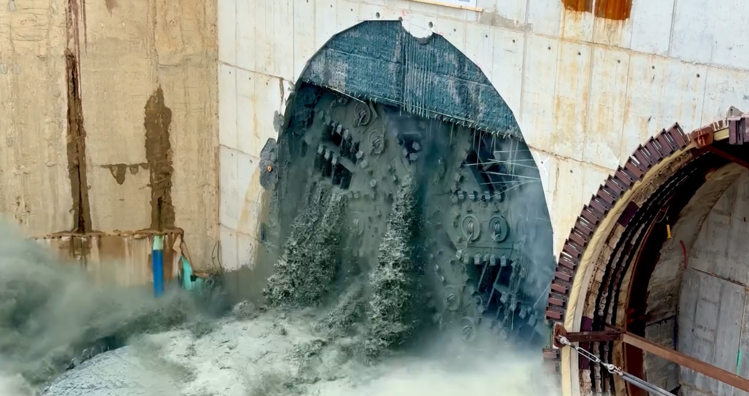 CROFTON's Mary Breaks Through Headwall - Completing First Tunnel of ...